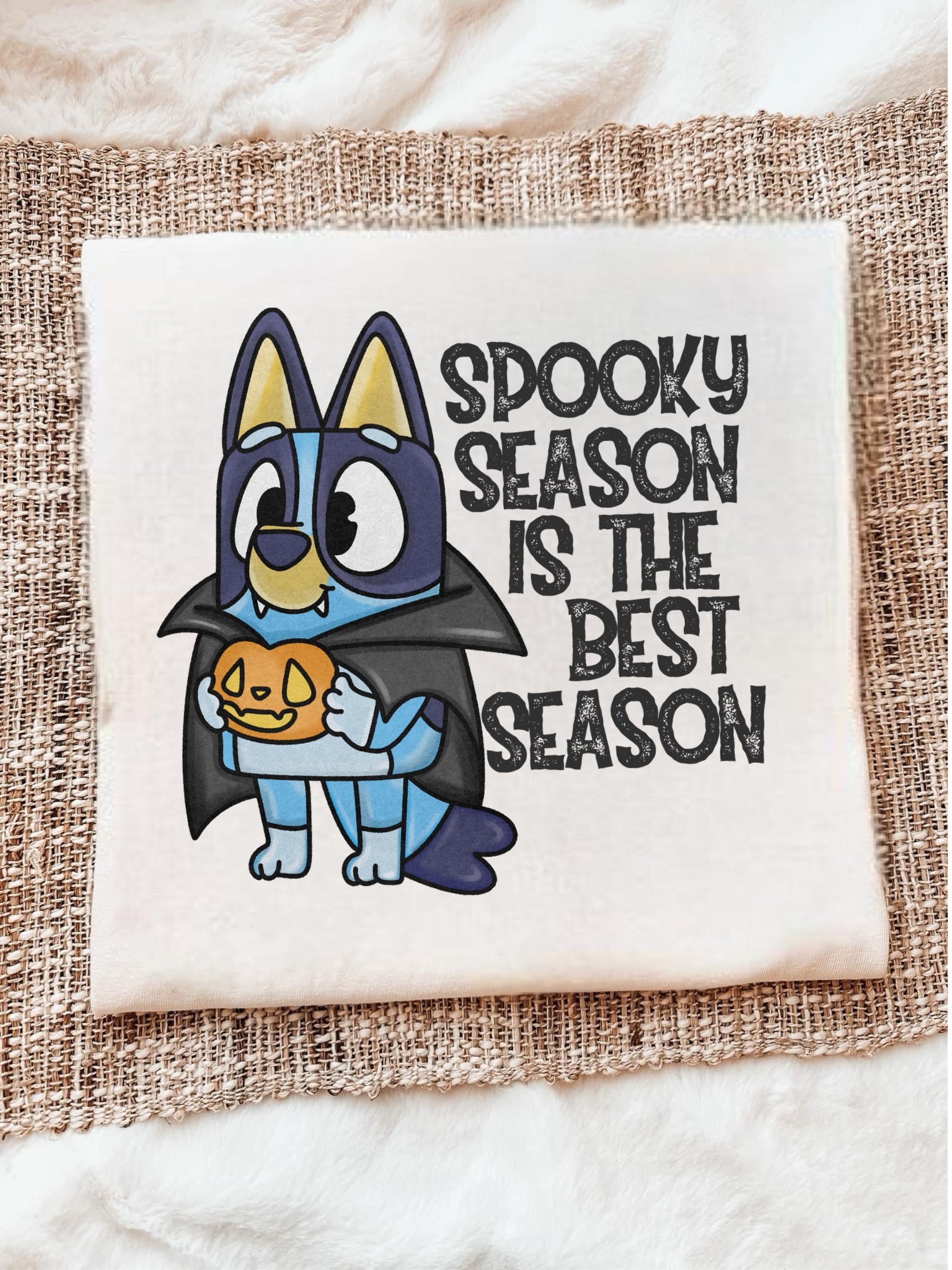 BLUEY SPOOKY SEASON - DTF TRANSFER – HAPPY GIRL TRANSFERS