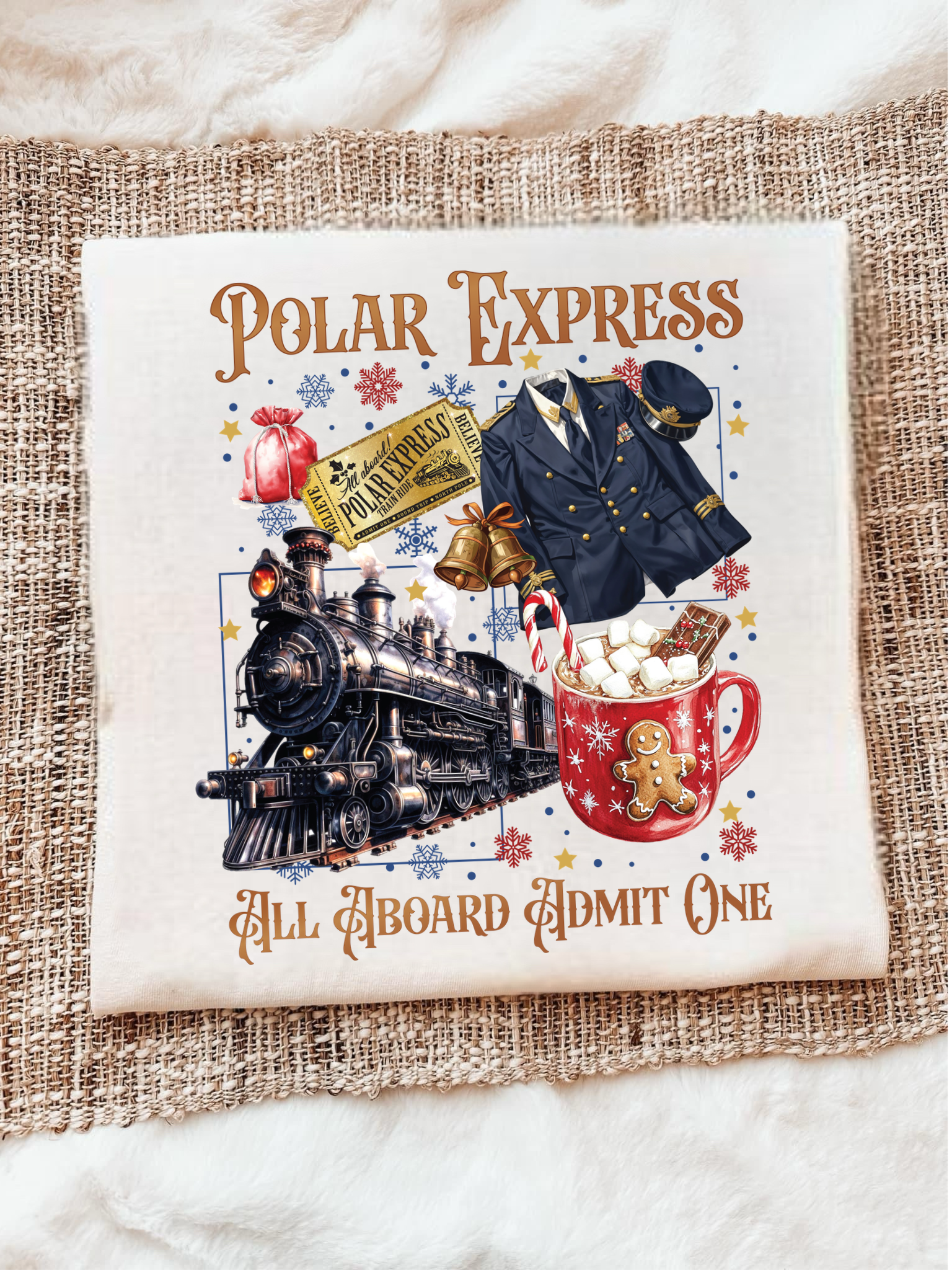 POLAR EXPRESS - DTF TRANSFER – HAPPY GIRL TRANSFERS
