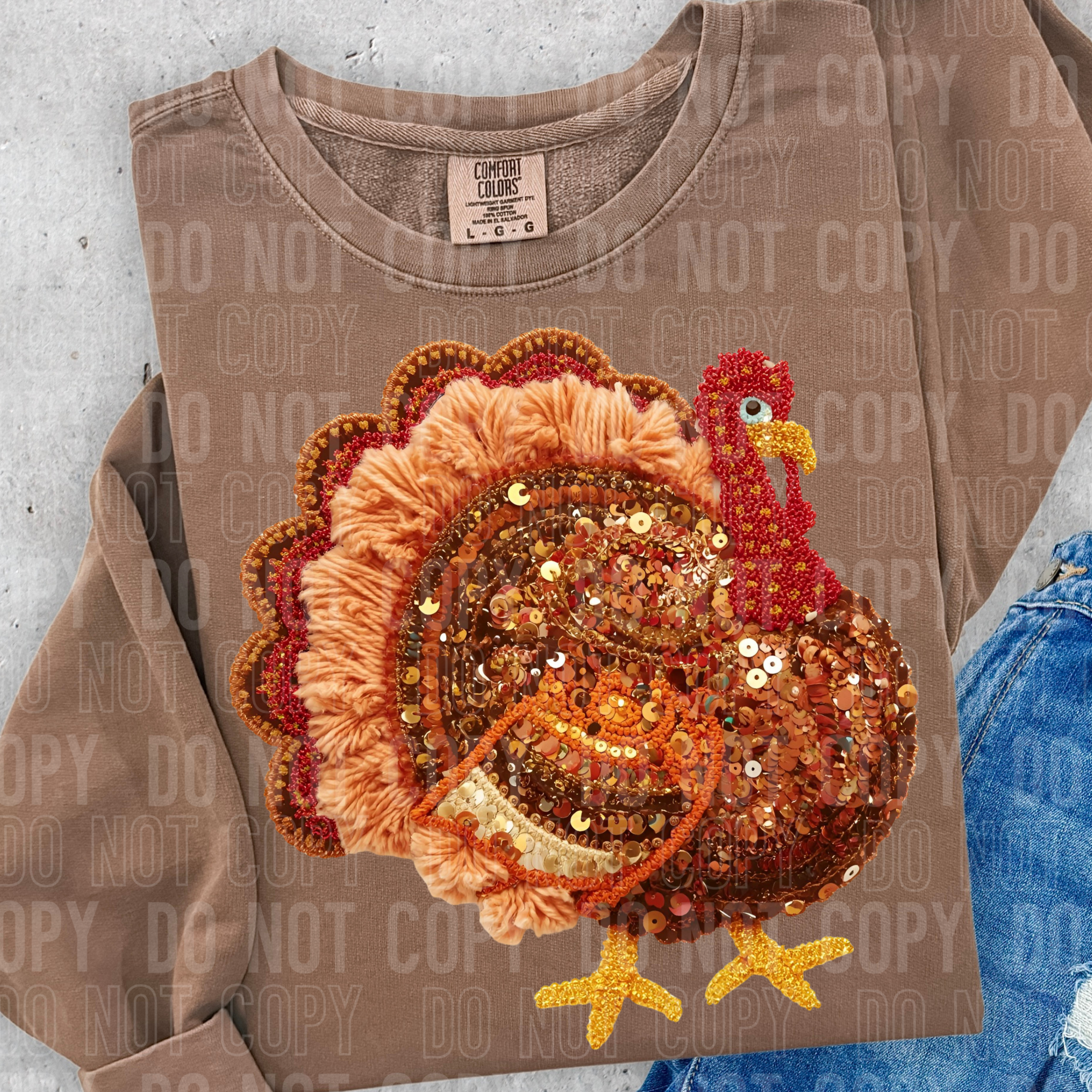 YARN TURKEY - DTF TRANSFER – HAPPY GIRL TRANSFERS